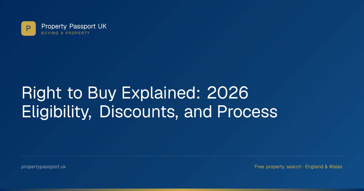 Right to Buy Explained: 2026 Eligibility, Discounts, and Process ...