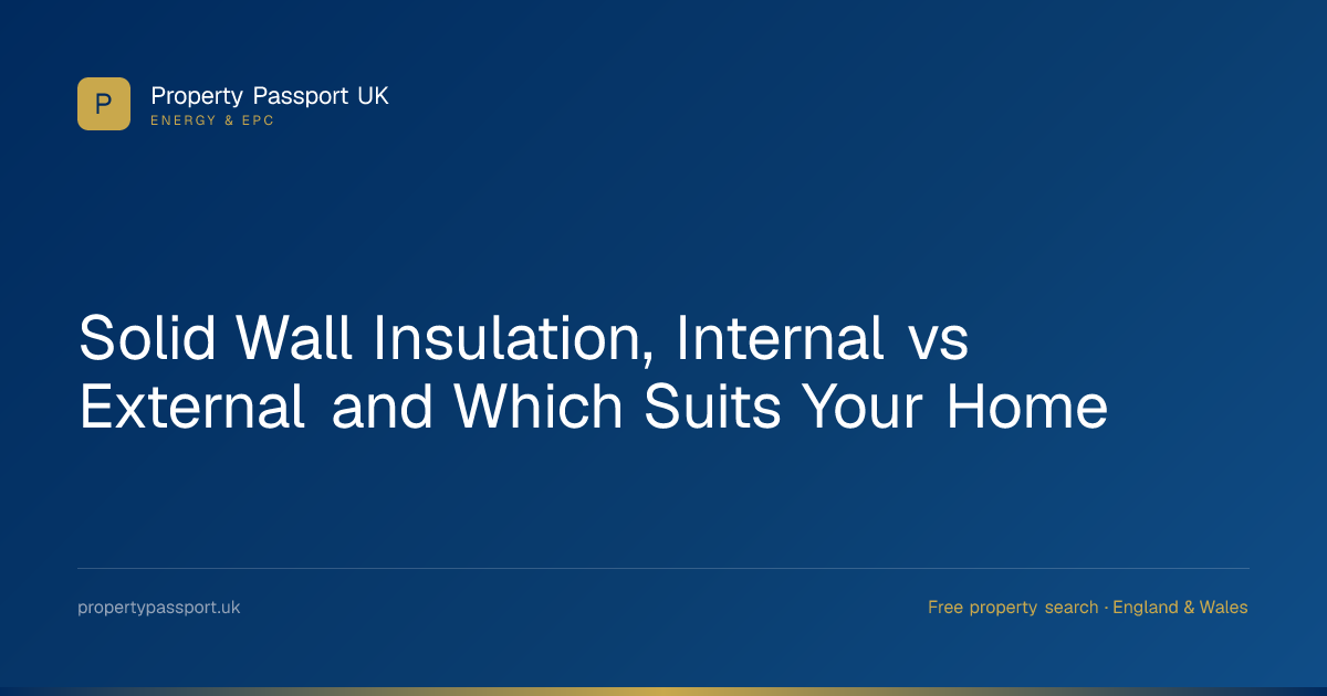 Solid Wall Insulation, Internal vs External and Which Suits Your Home ...