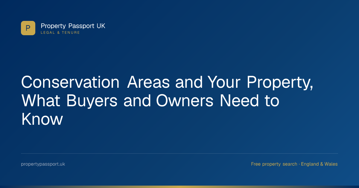 Conservation Areas and Your Property, What Buyers and Owners Need to ...