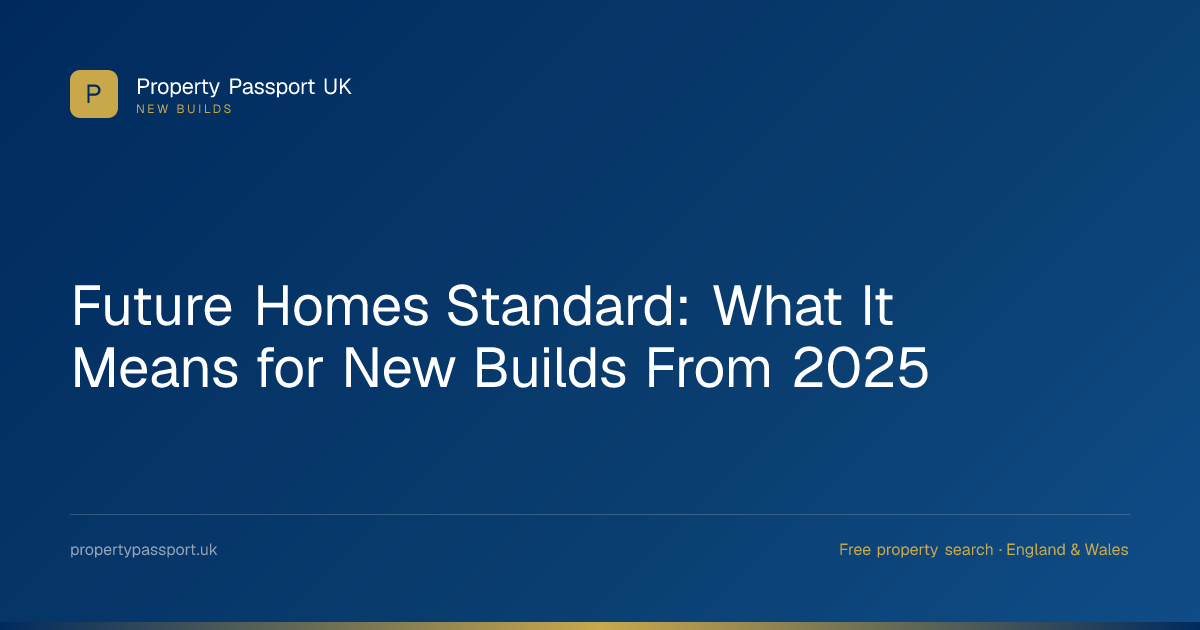 Future Homes Standard: What It Means for New Builds From 2025 ...