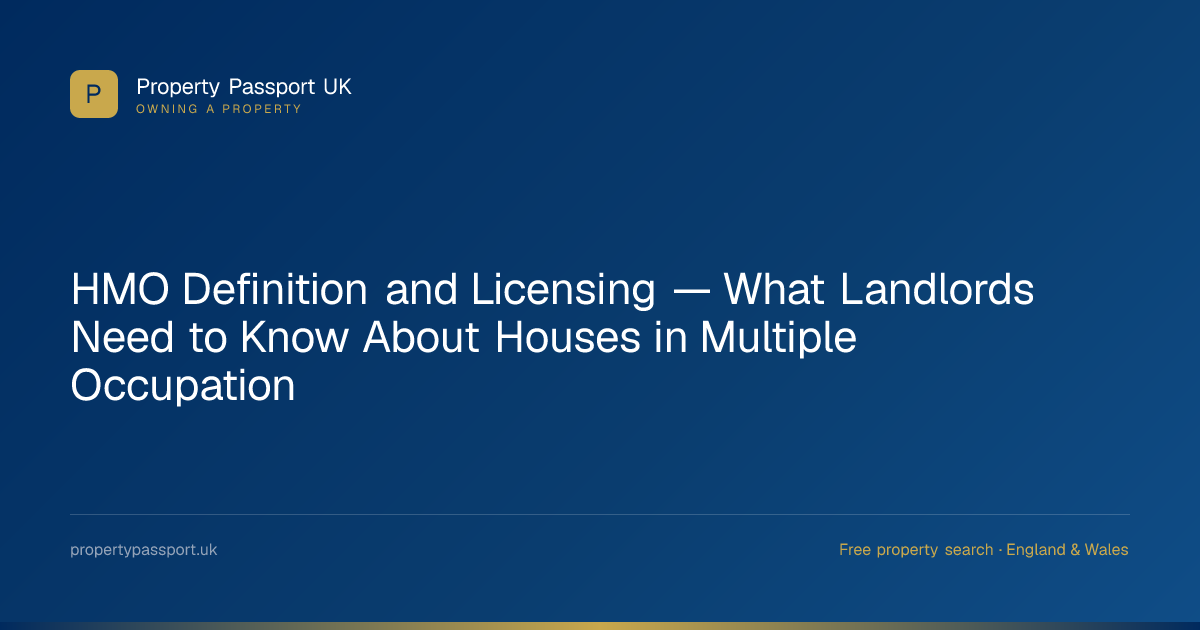 HMO Definition and Licensing — What Landlords Need to Know About Houses ...