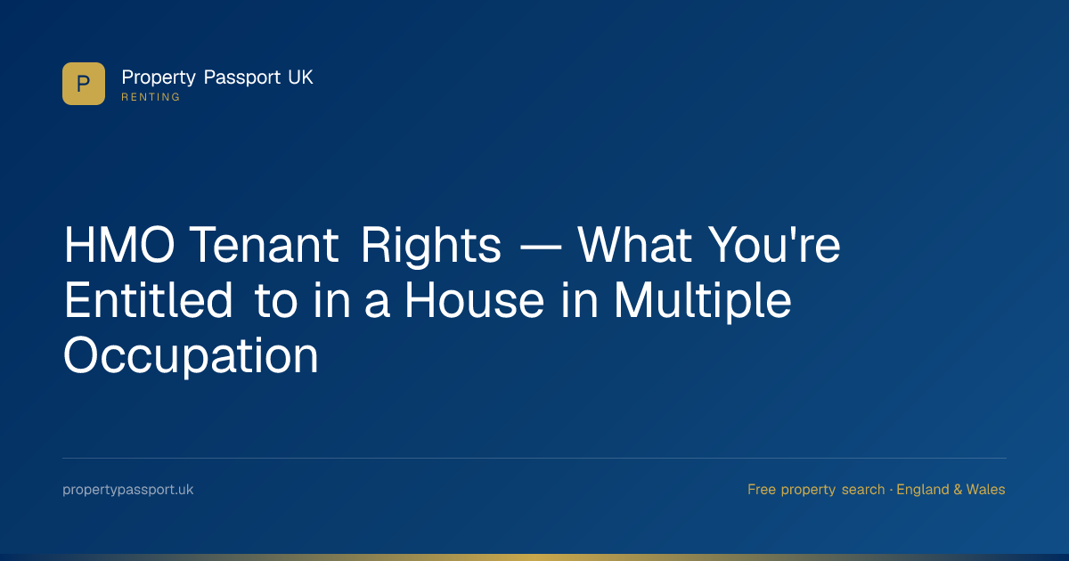 HMO Tenant Rights — What You're Entitled to in a House in Multiple ...
