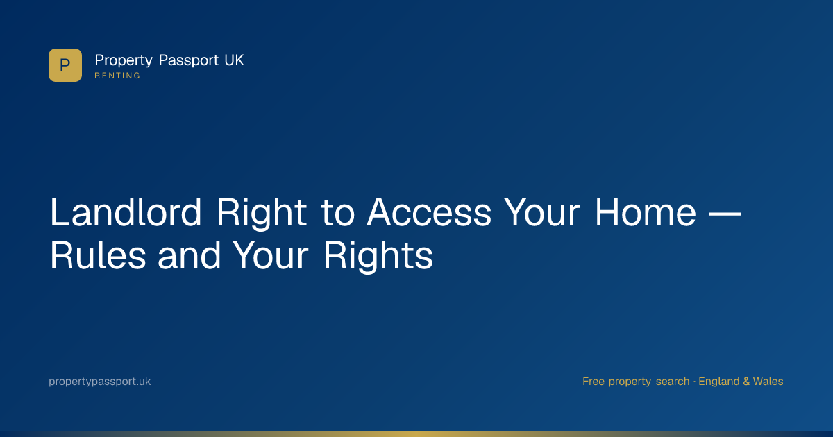 Landlord Right to Access Your Home — Rules and Your Rights | Property ...