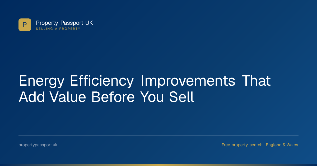 Energy Efficiency Improvements That Add Value Before You Sell ...