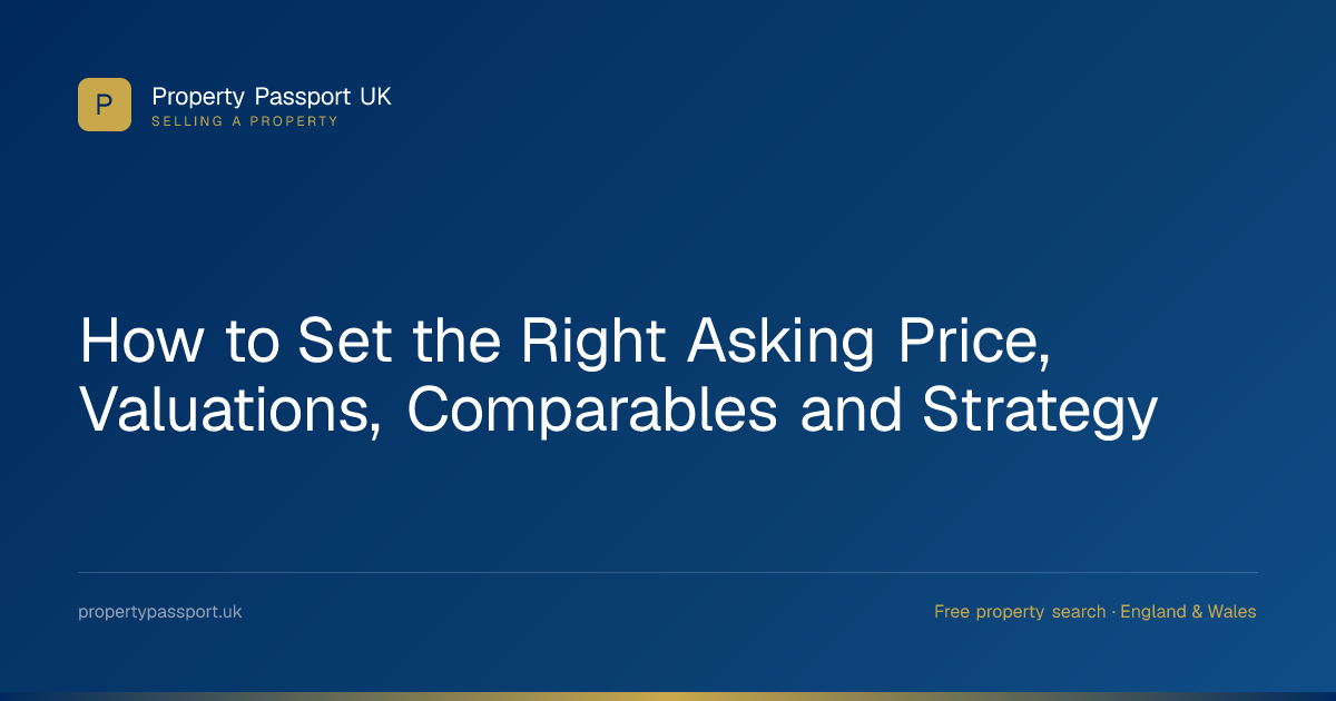 How to Set the Right Asking Price, Valuations, Comparables and Strategy ...