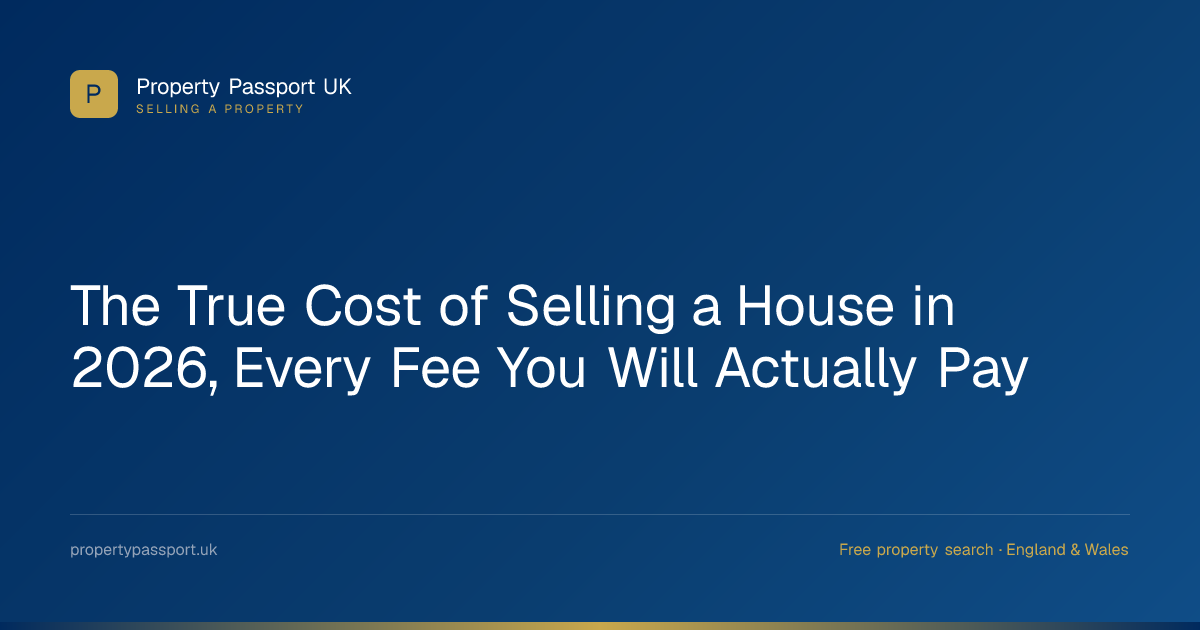 The True Cost of Selling a House in 2026, Every Fee You Will Actually ...
